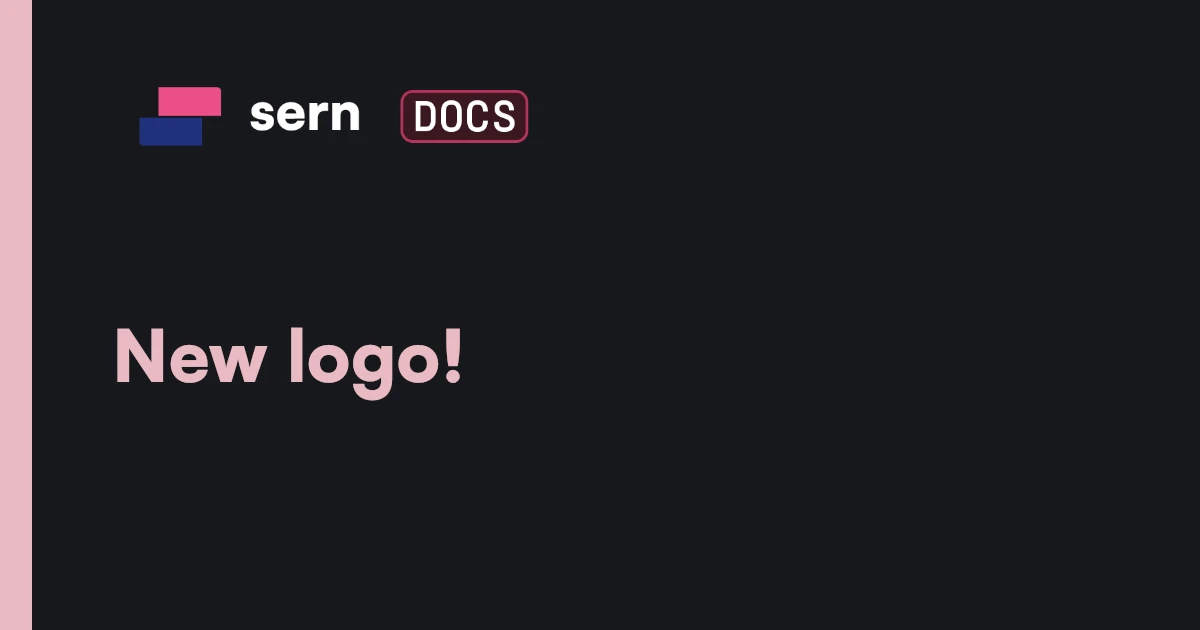 New logo! | sern